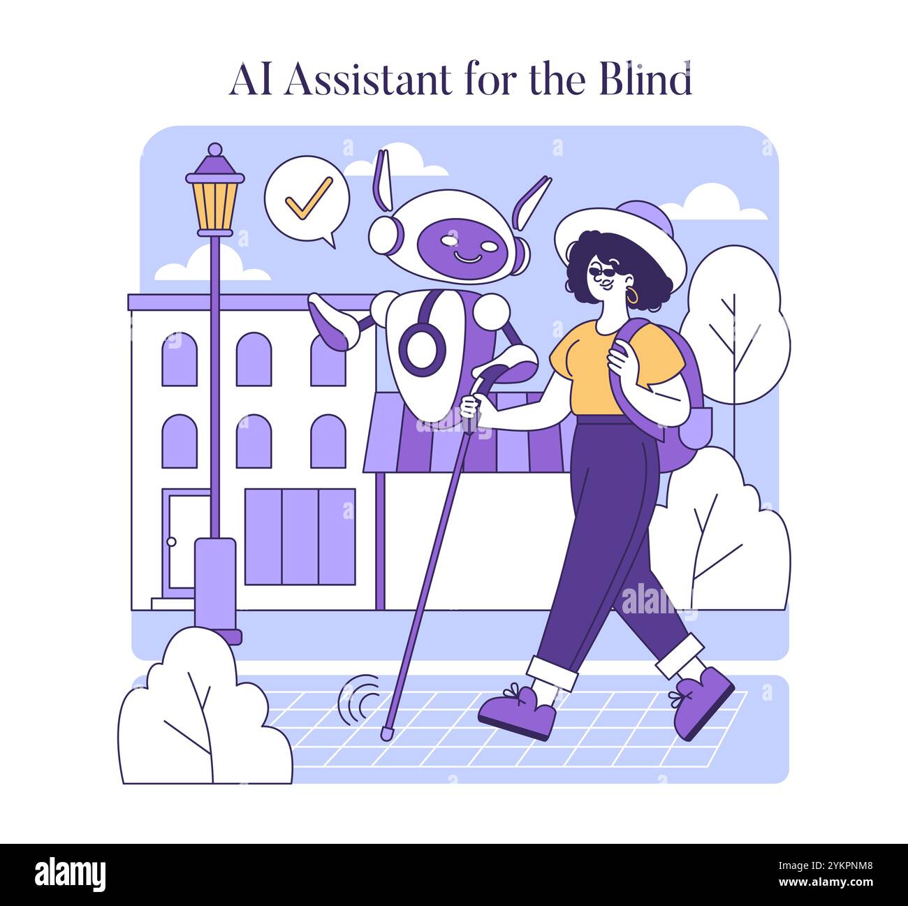 Sensing robot Stock Vector Images - Alamy