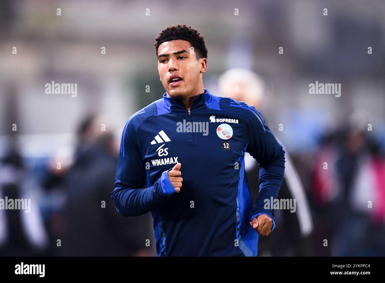 12 Caleb WILEY (rcsa) during the Ligue 1 MCDonald's match between ...