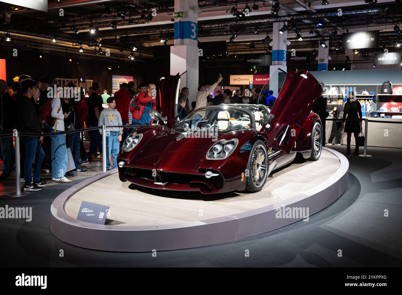 09-11-2024 Zurich, Switzerland. Pagani Utopia hypercar at the Zurich ...