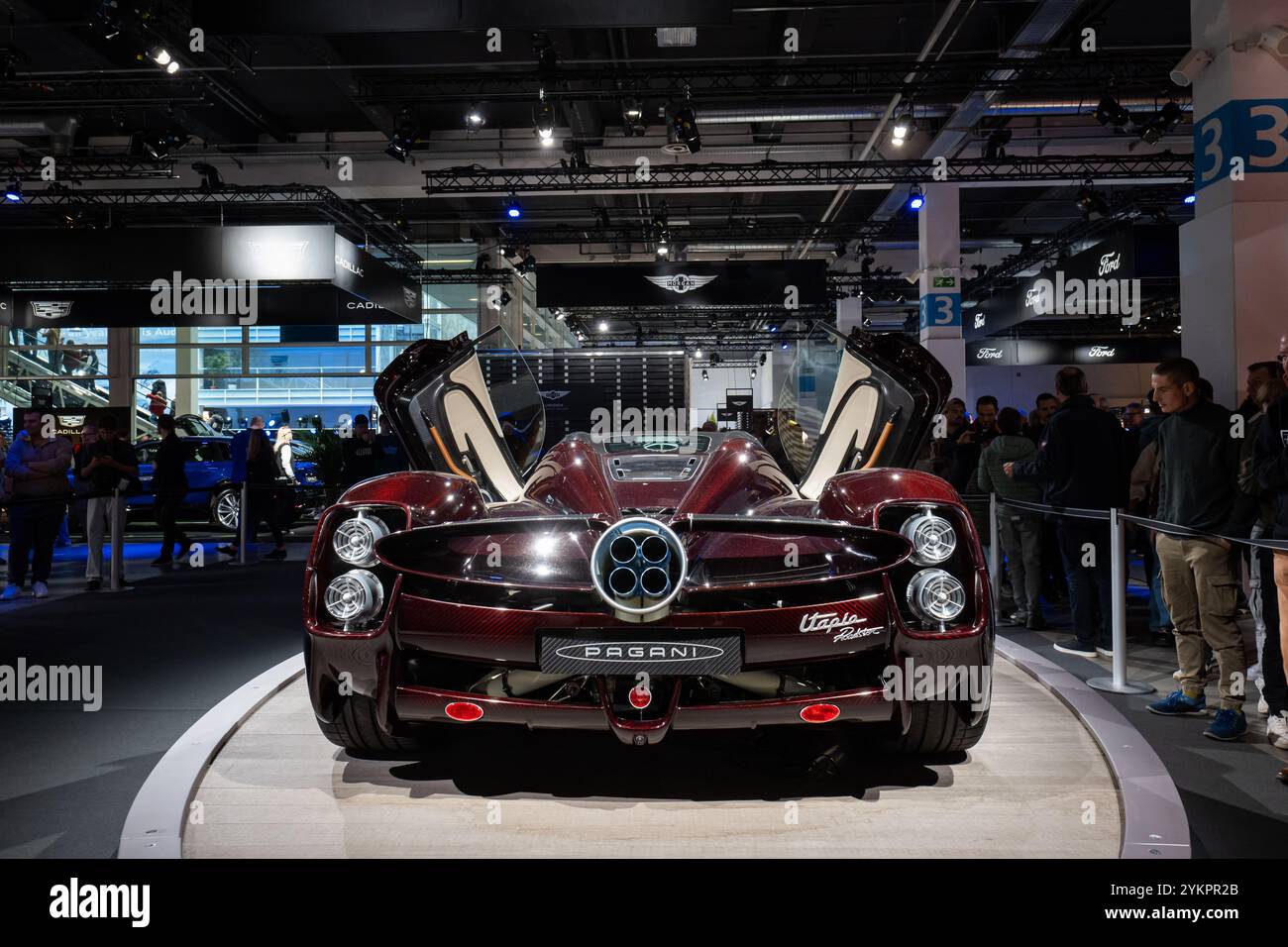 09-11-2024 Zurich, Switzerland. Pagani Utopia hypercar at the Zurich ...
