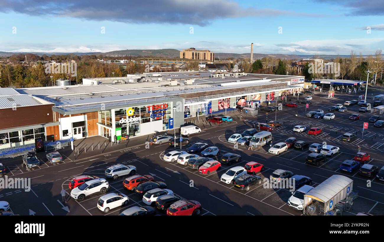 19 November 2024: Tesco Inshes Retail Park Inverness locator GV general ...