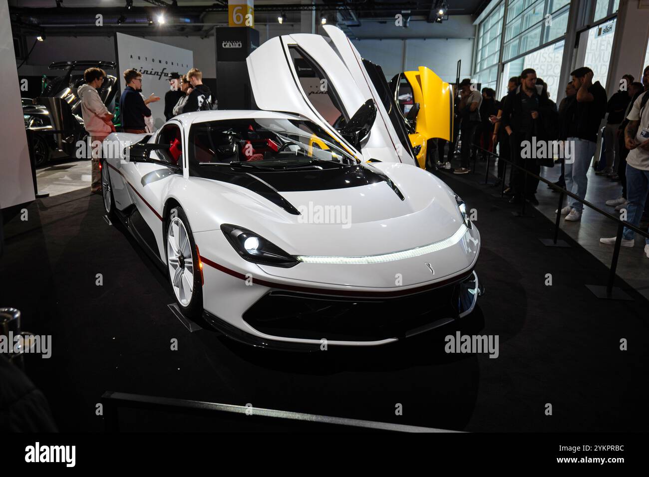 09-11-2024 Zurich, Switzerland. Pininfarina Battista electric hypercar ...