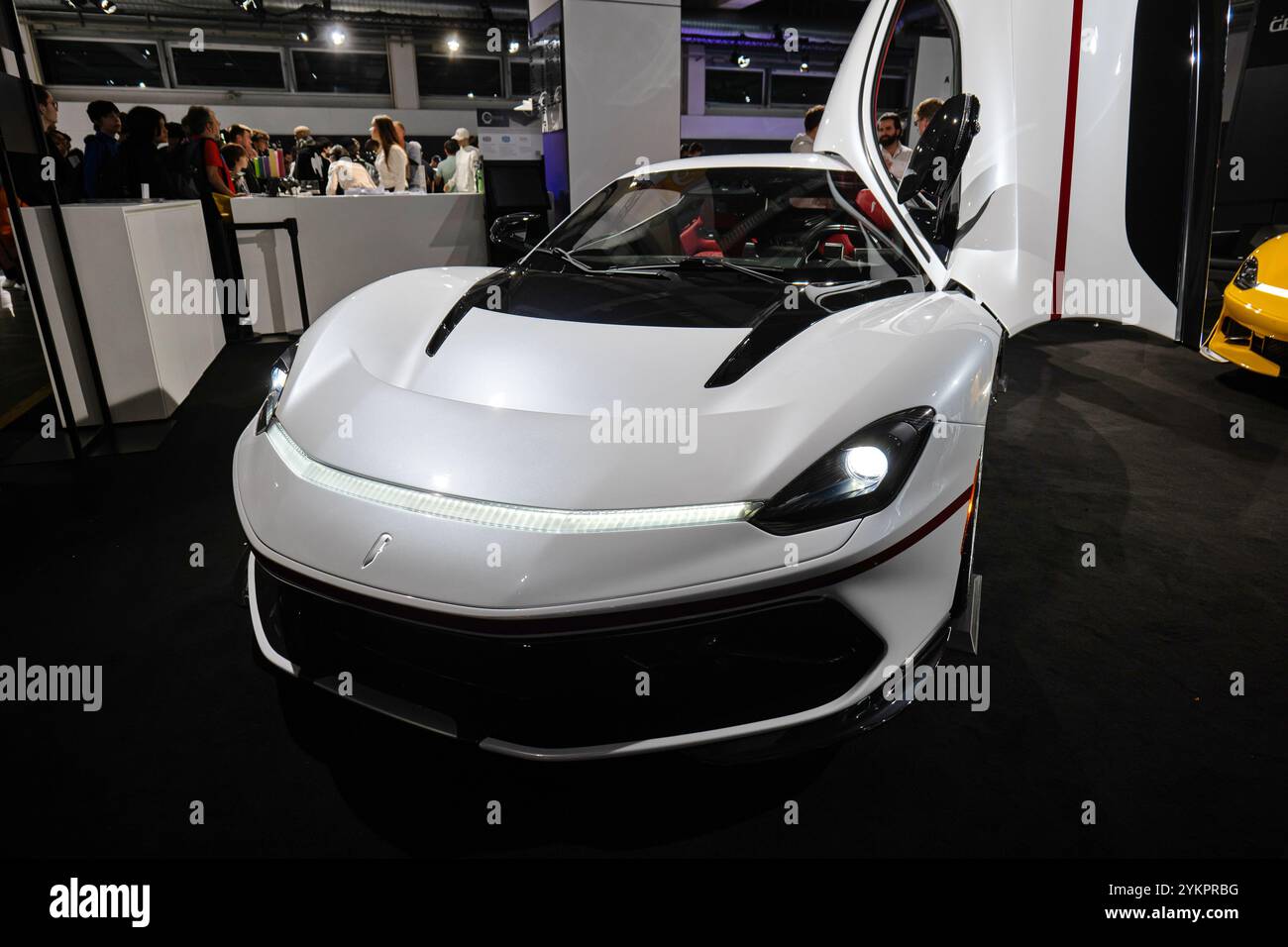 09-11-2024 Zurich, Switzerland. Pininfarina Battista electric hypercar ...