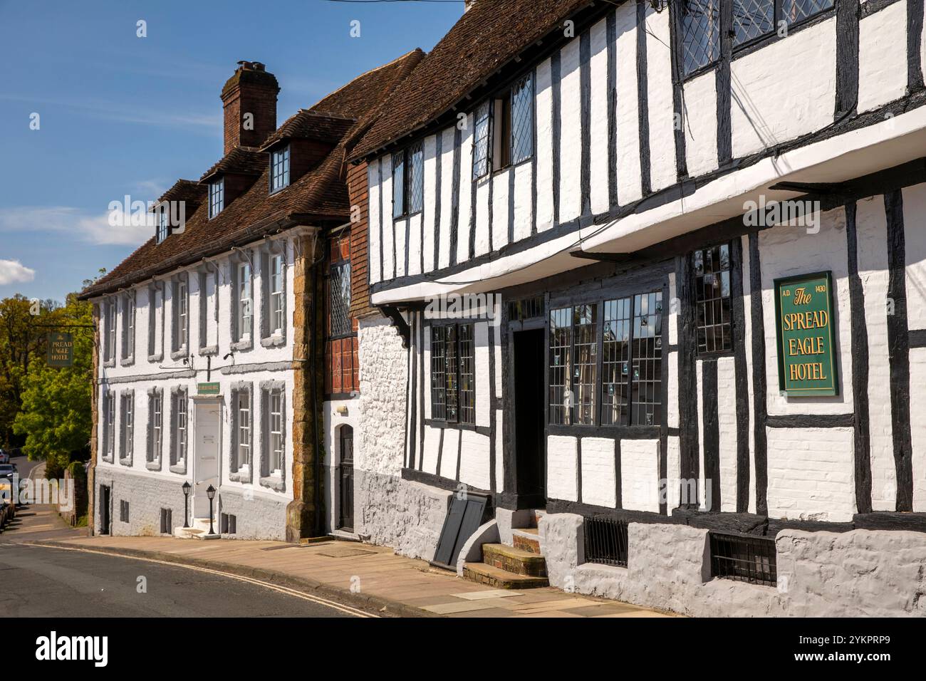 UK, England, West Sussex, Midhurst, South Street, Spread Eagle Hotel ...