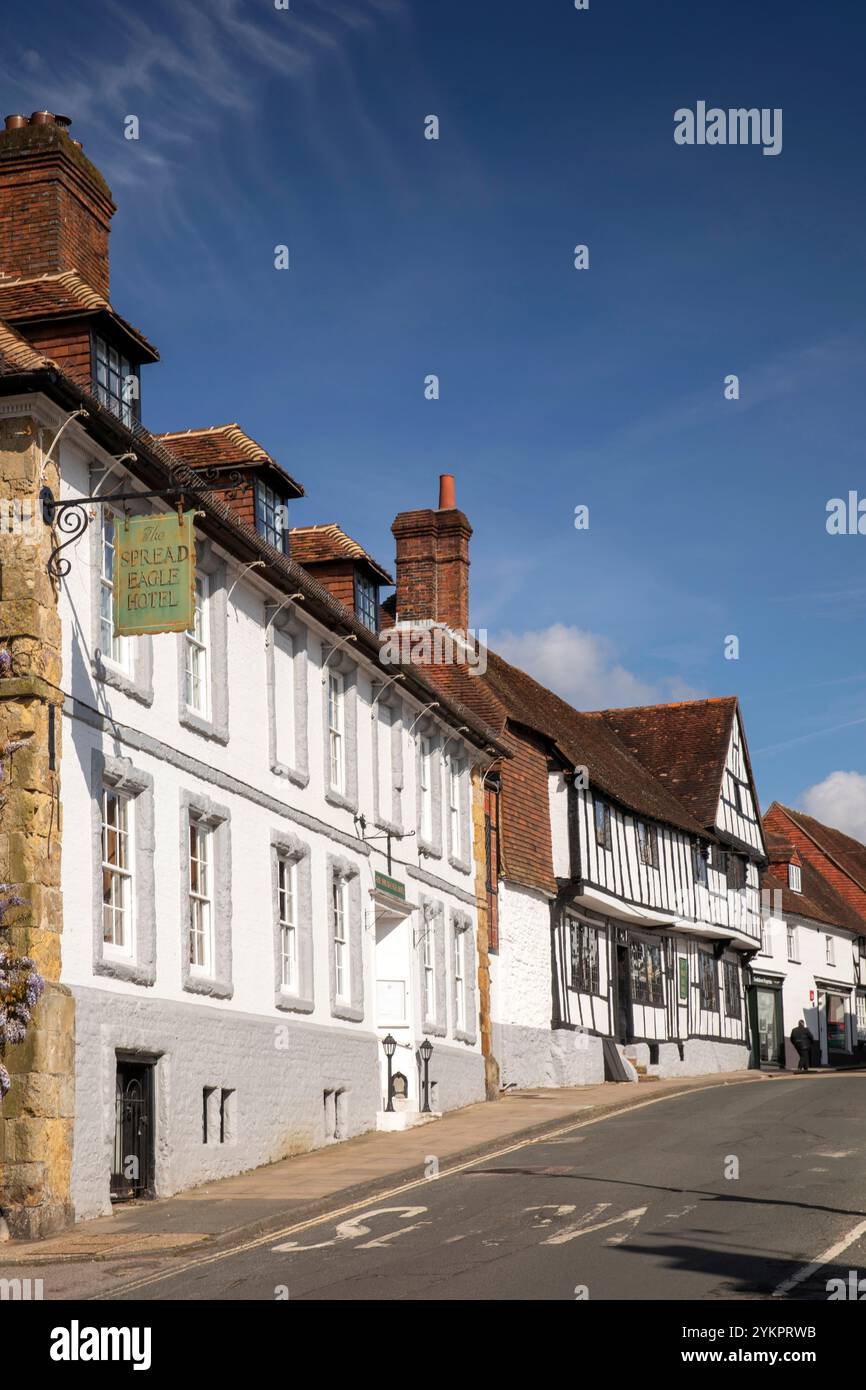 UK, England, West Sussex, Midhurst, South Street, Spread Eagle Hotel ...