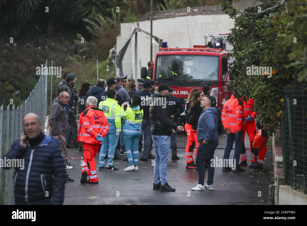 Ercolano: The explosion of an illegal fireworks factory yesterday ...
