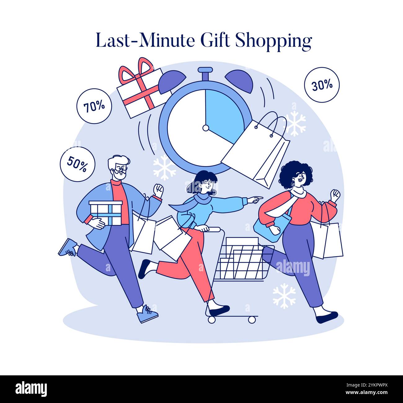 Sales frenzy Stock Vector Images - Alamy