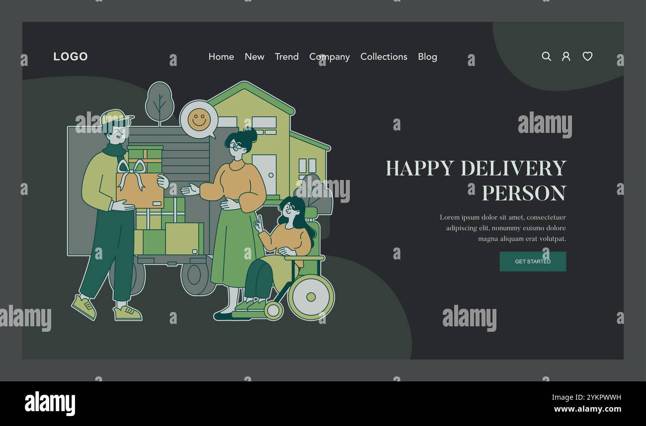 Happy man shopping in online Stock Vector Images - Alamy