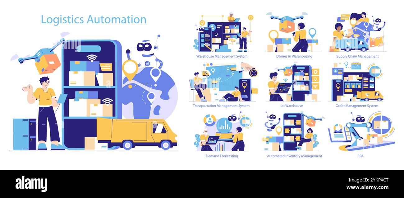 Logistics Automation Set Streamlining Distribution With Ai Drones