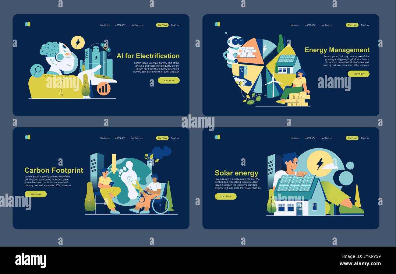 Electrification set. AI integration, energy conservation, carbon impact ...