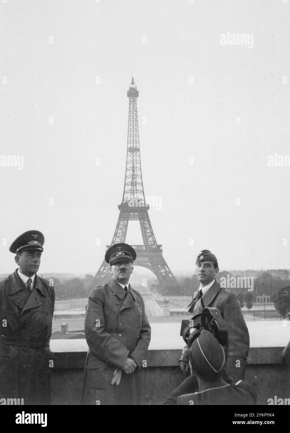 Hitler in Paris. June 23, 1940 Stock Photo - Alamy
