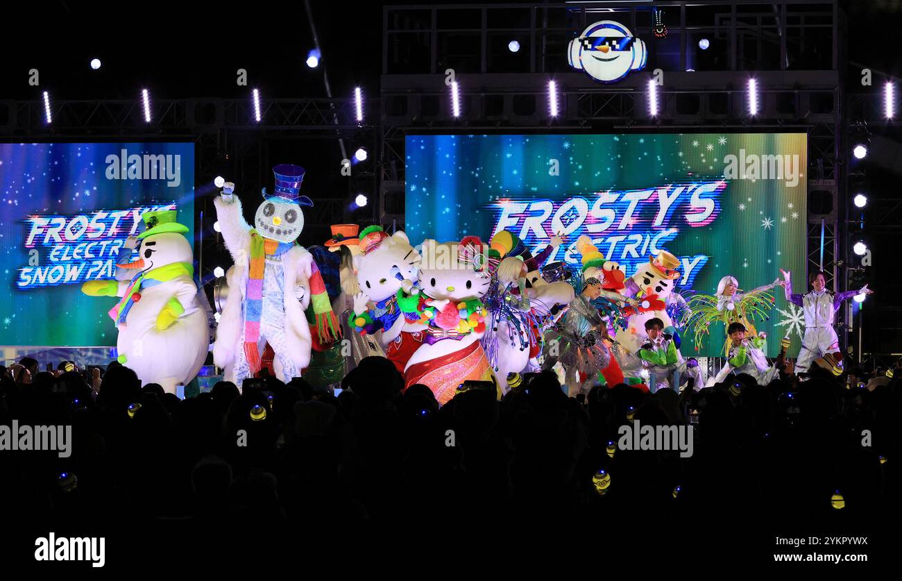 A Christmas event "NO LIMIT! Christmas" is held at Universal Studios Japan (USJ) in Osaka City ...