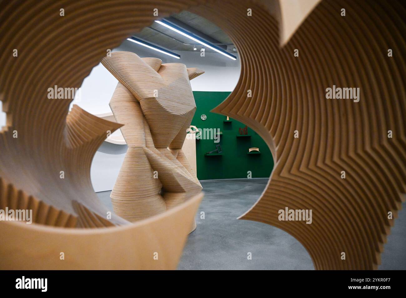 Eastbourne UK 19th November 2024 - An exhibition of sculptures and ...