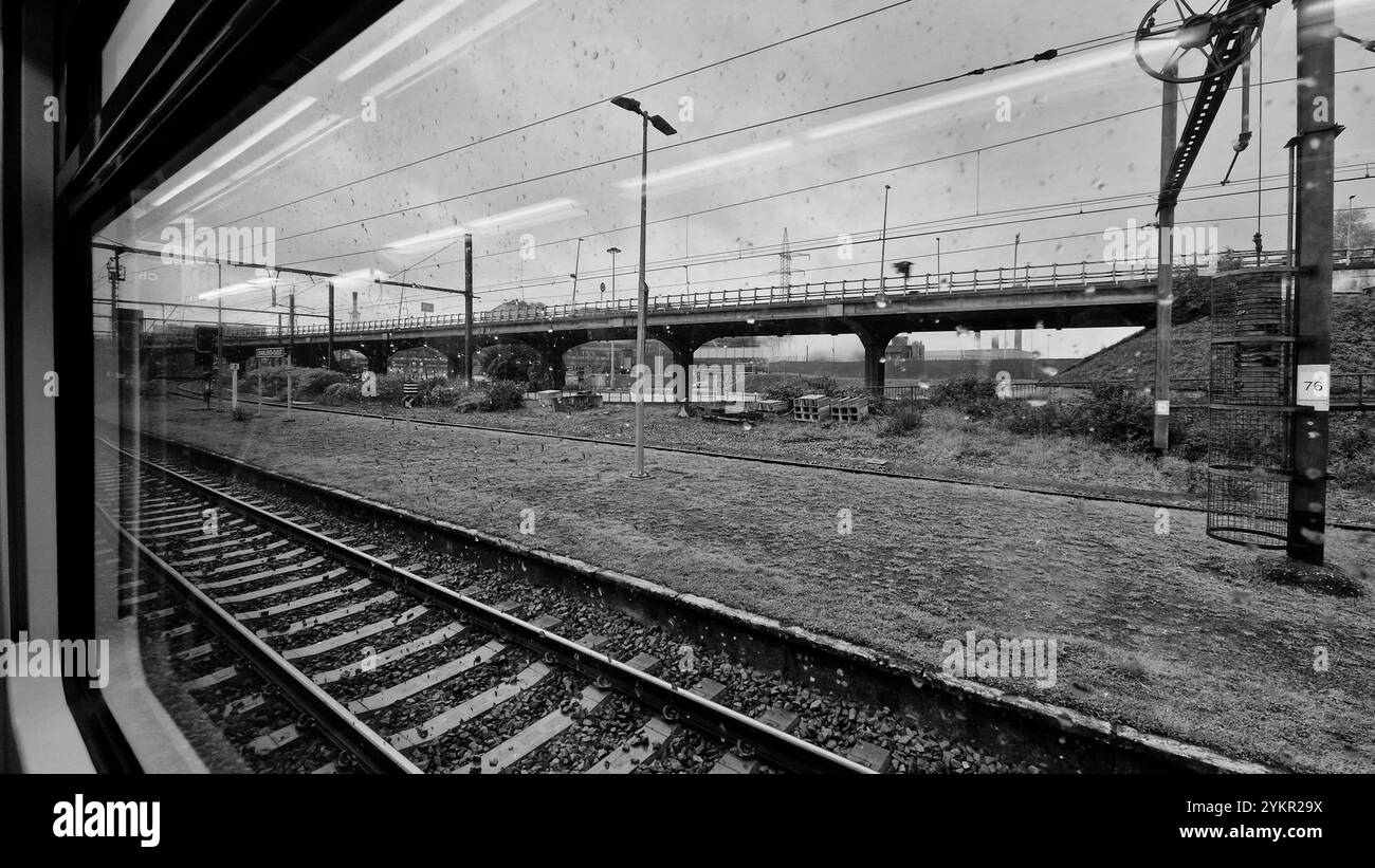 Regional train travel Black and White Stock Photos & Images - Alamy