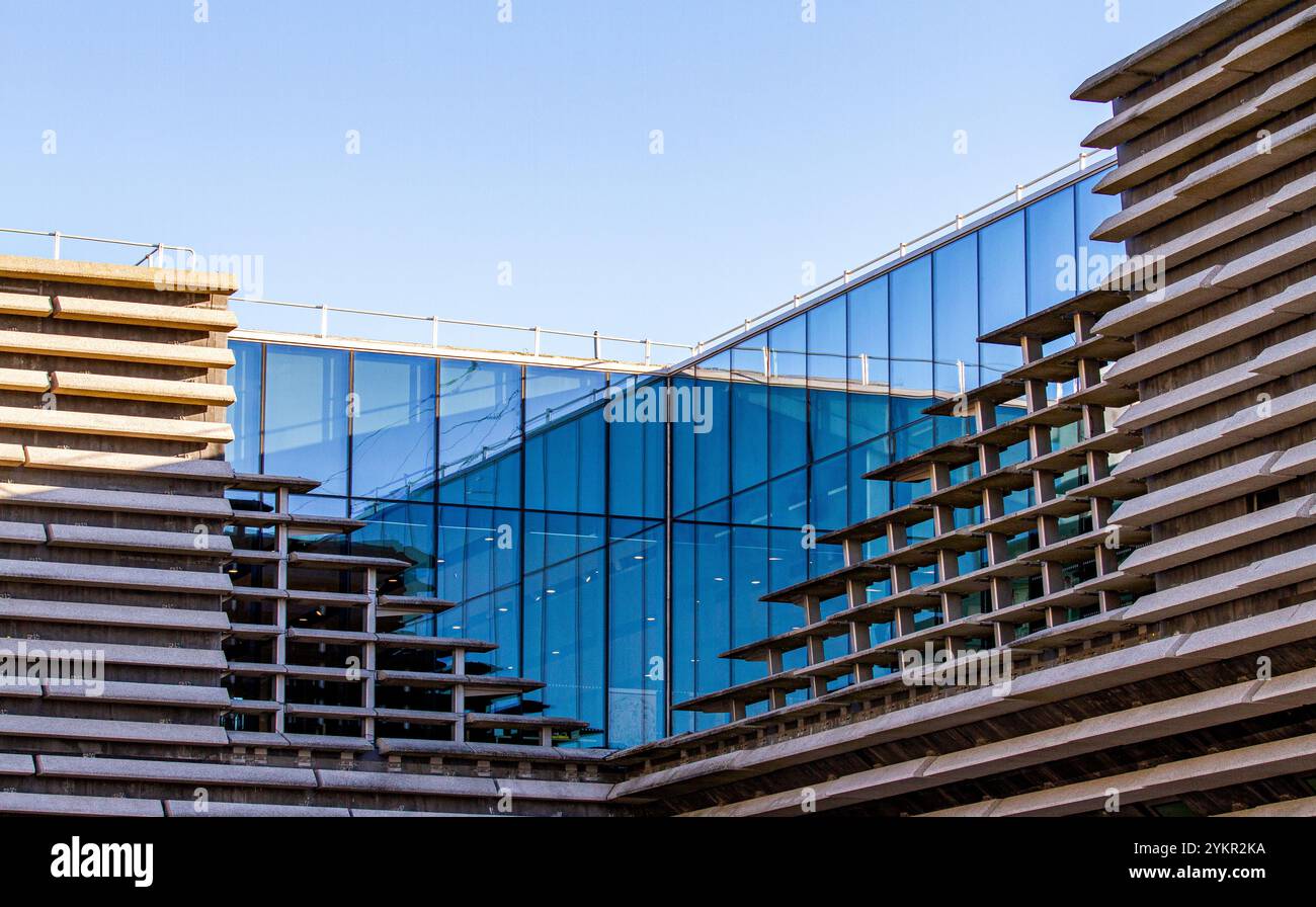 Photographs of the Dundee V&A Design Museum from various vantage points ...