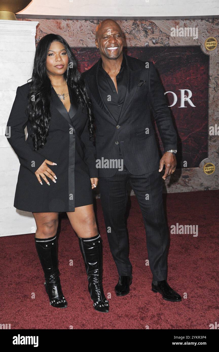 Ca. 18th Nov, 2024. Terry Crews, Tera Crews at arrivals for GLADIATOR ...