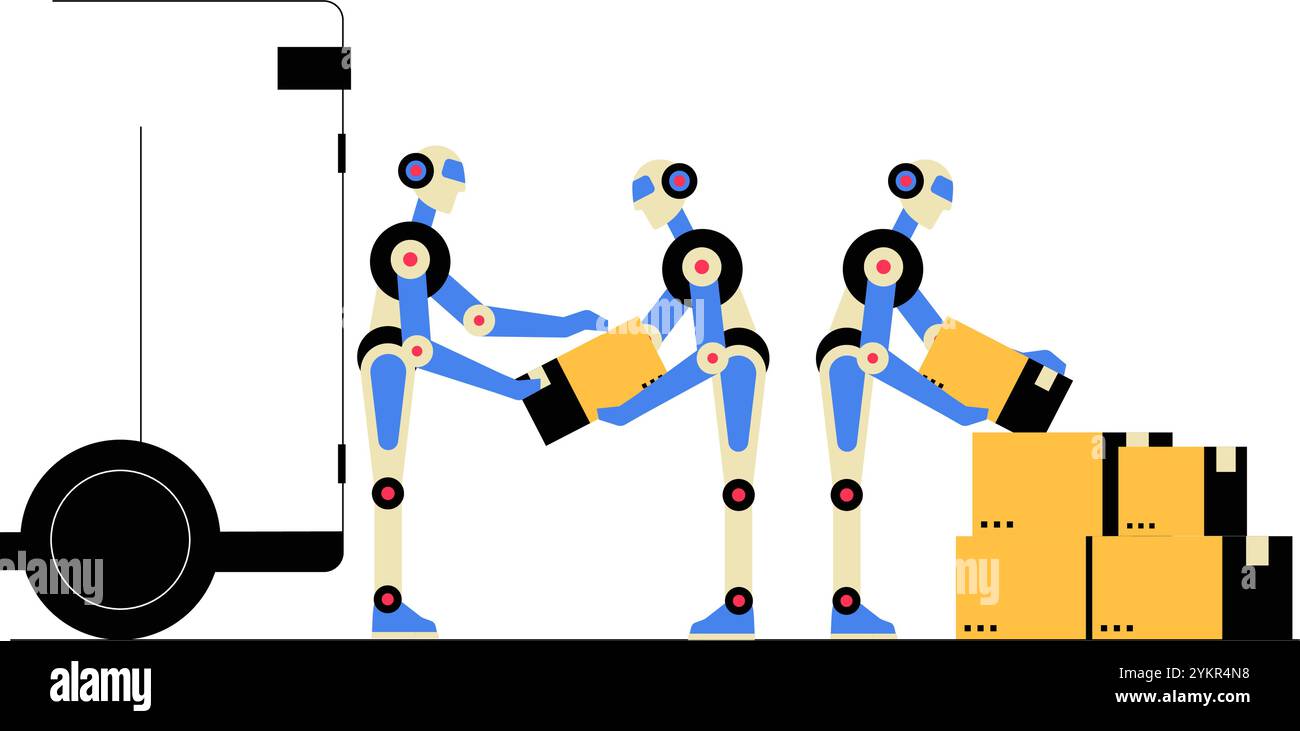 Workforce in logistics Stock Vector Images - Alamy