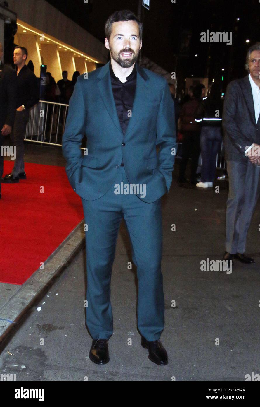 New York, NY, USA. 18th Nov, 2024. Ian Harding at the Netflix premiere ...
