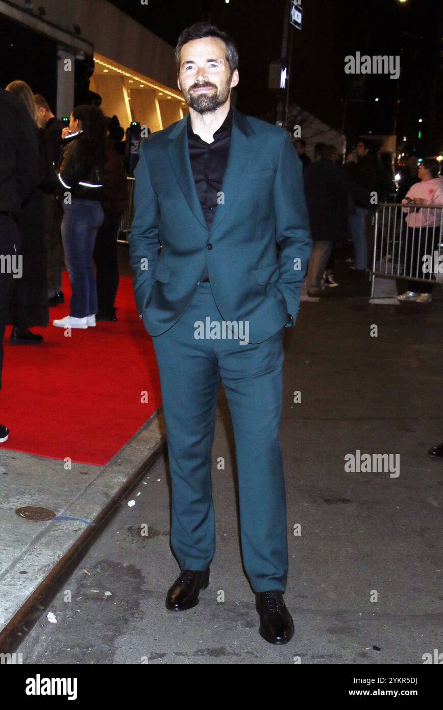 New York, NY, USA. 18th Nov, 2024. Ian Harding at the Netflix premiere ...