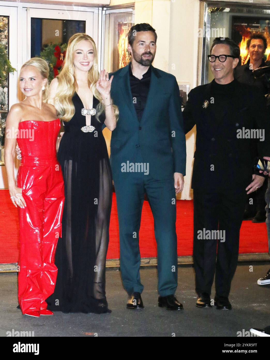 New York, NY, USA. 18th Nov, 2024. Kristin Chenoweth, Lindsay Lohan ...