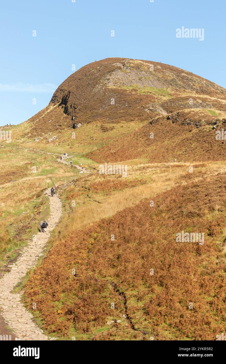Walkers on Conic Hill near Balmaha, Scotland Stock Photo - Alamy