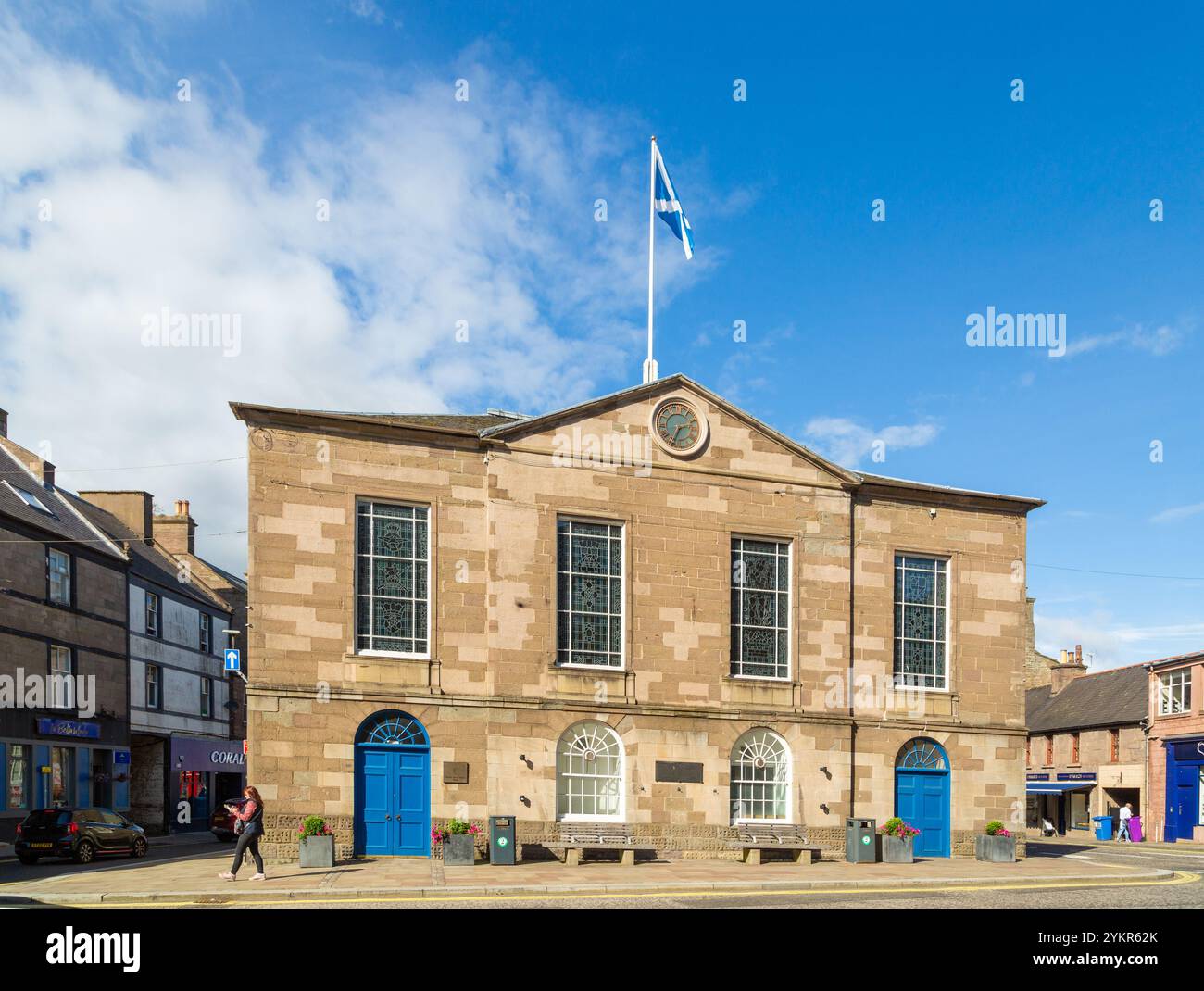 Forfar Town Hall and County Hall Forfar, Scotland Stock Photo - Alamy