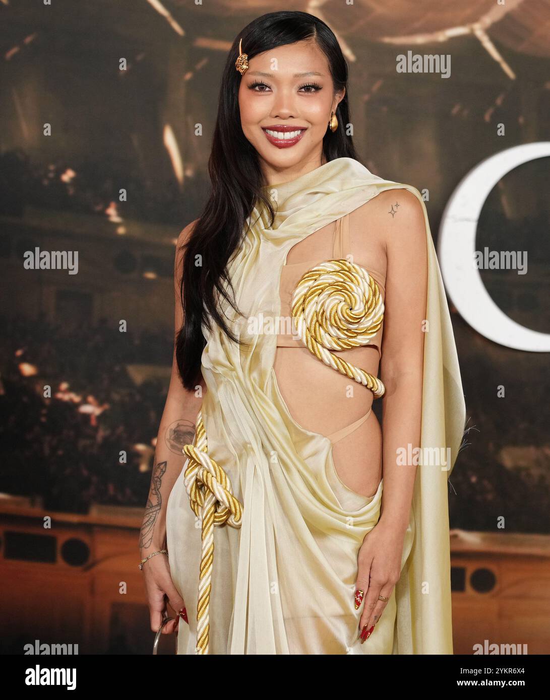 Nava Rose arrives at the GLADIATOR II Los Angeles Premiere held at the TCL Chinese Theatre in ...