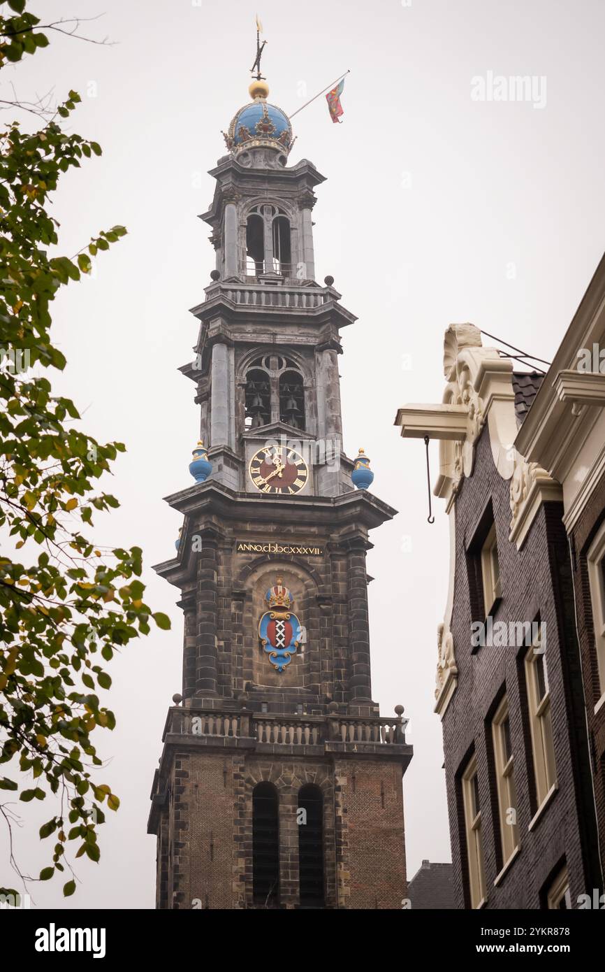 Bell tower Dutch protestant church Westerkerk in Amsterdam 3 ...