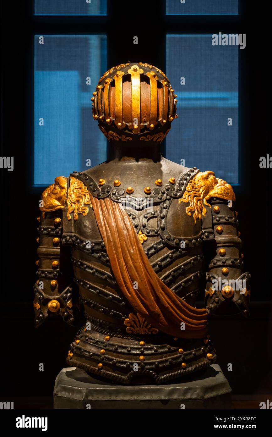 Amsterdam, Netherlands - November 02, 2024 : Armor statue at ...