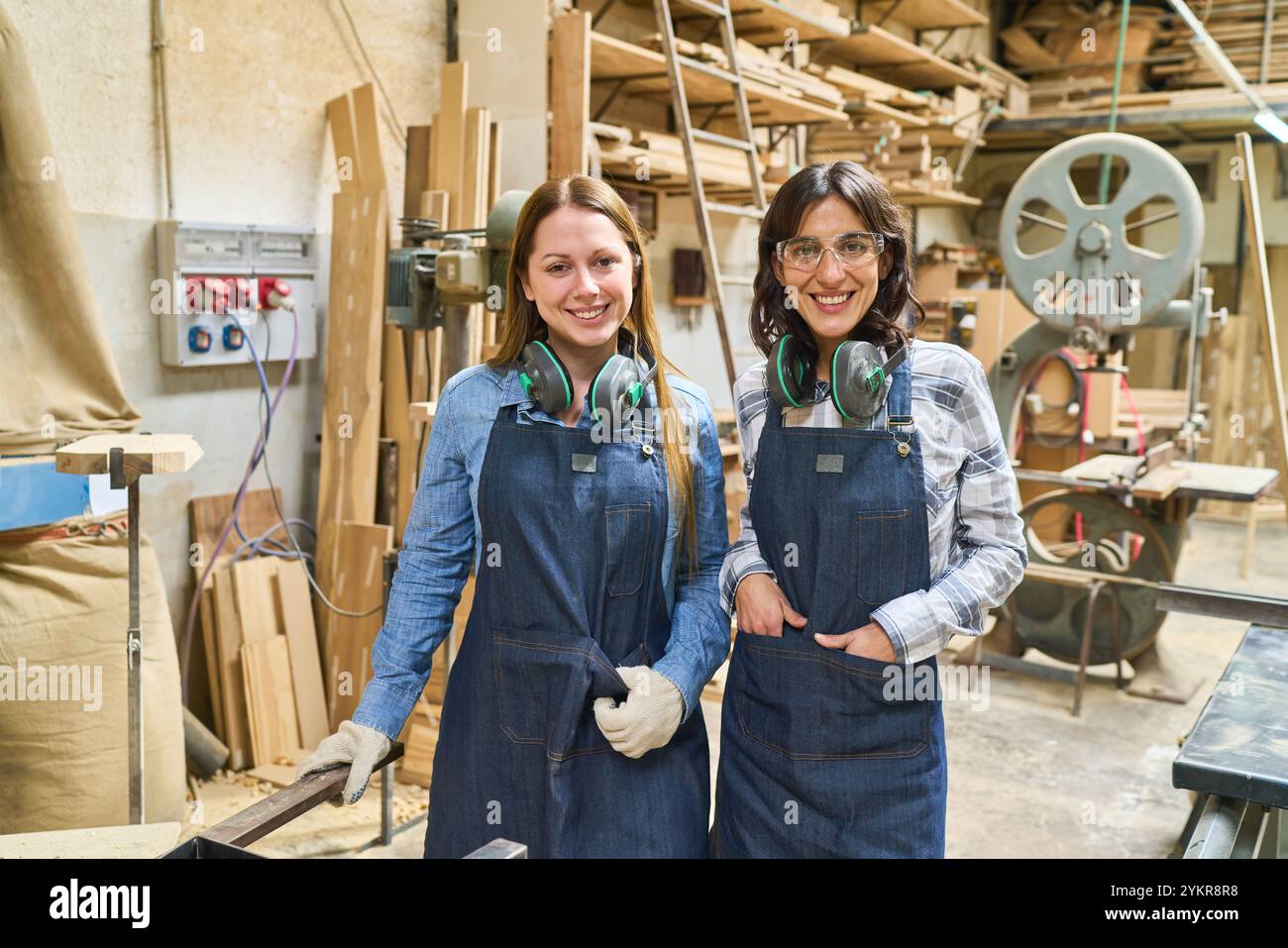 Two professionals in protective gear hi-res stock photography and ...