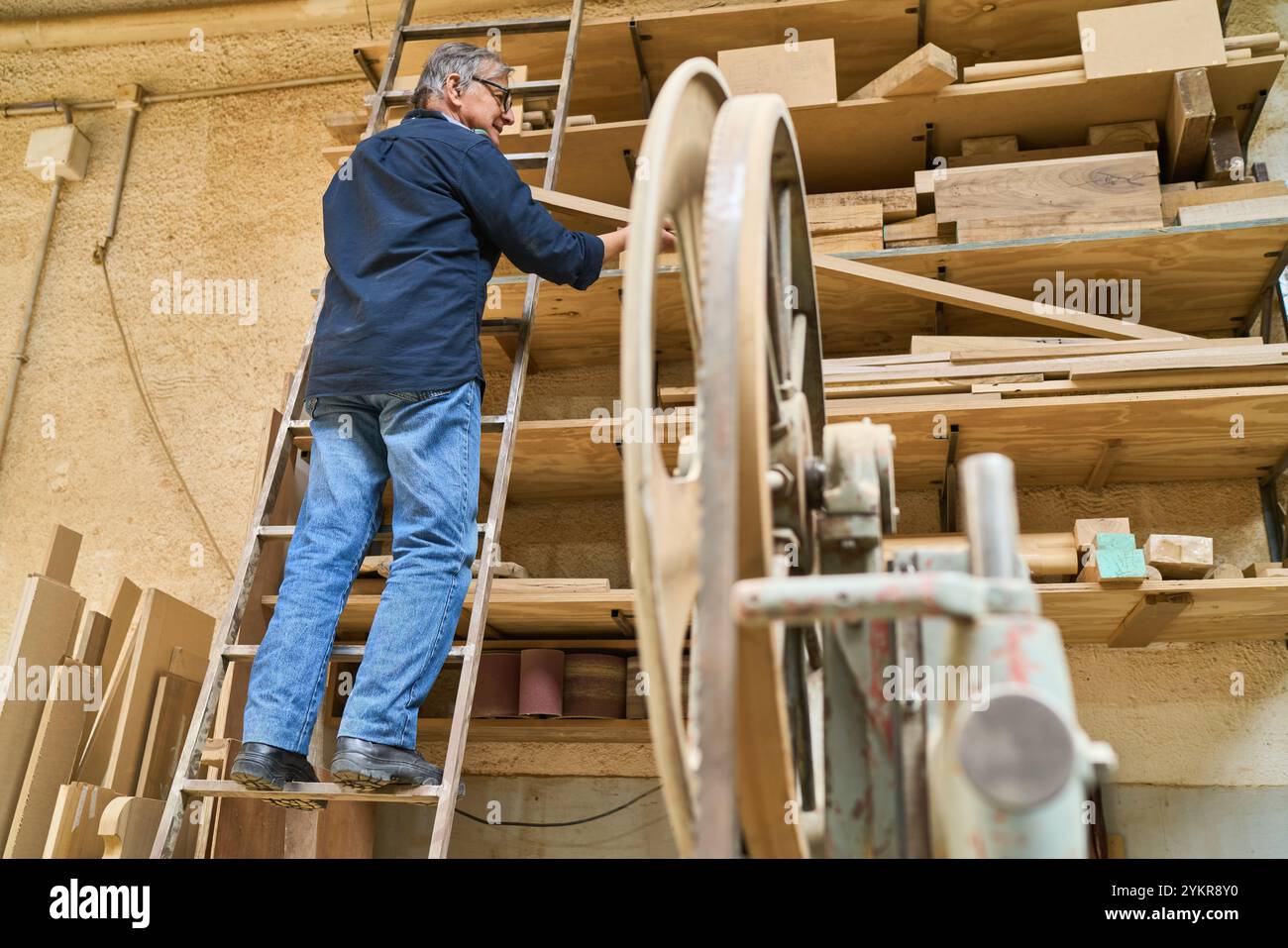 Older construction worker on job hi-res stock photography and images ...