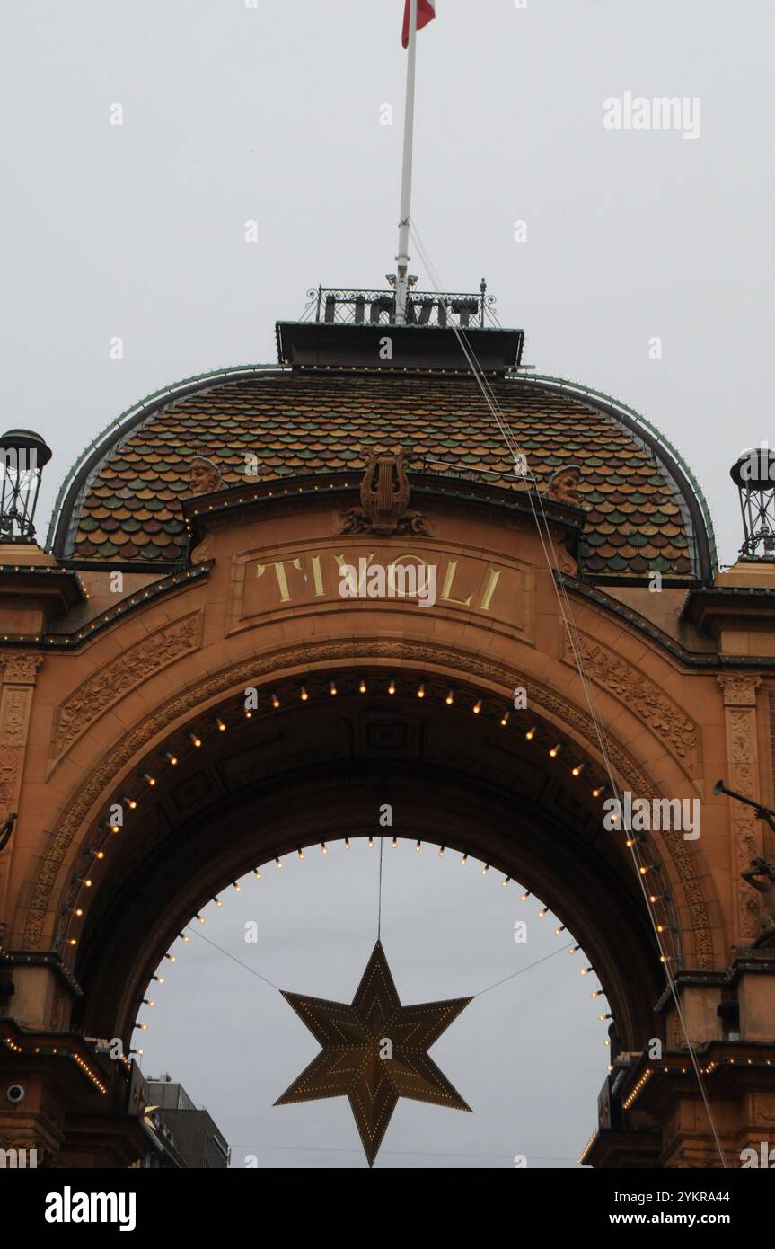 Copenhagen/ DenmarK/19 November 2024/ Jul i tivoli or chistms in tivoli ...