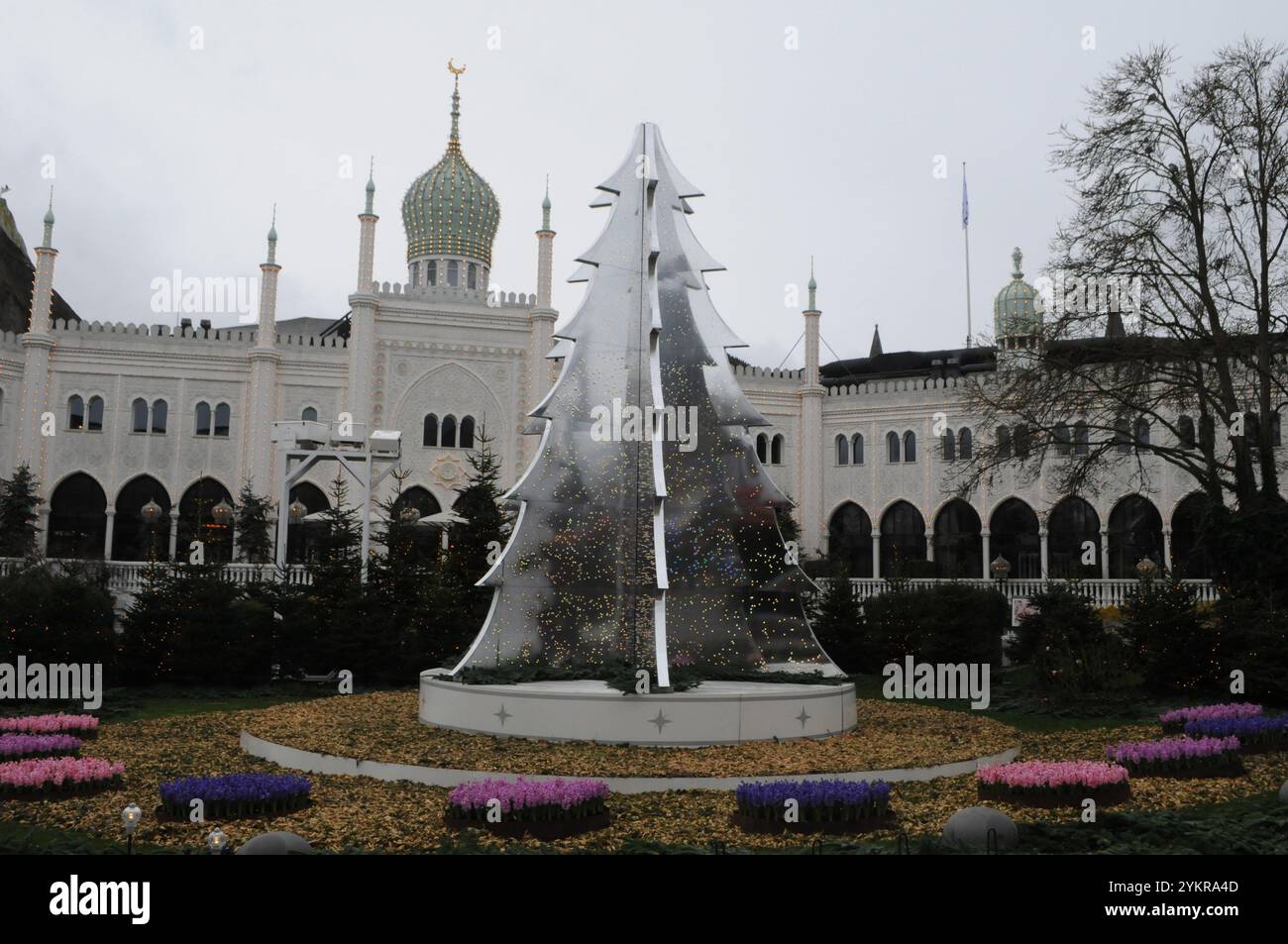 Copenhagen/ DenmarK/19 November 2024/ Jul i tivoli or chistms in tivoli ...