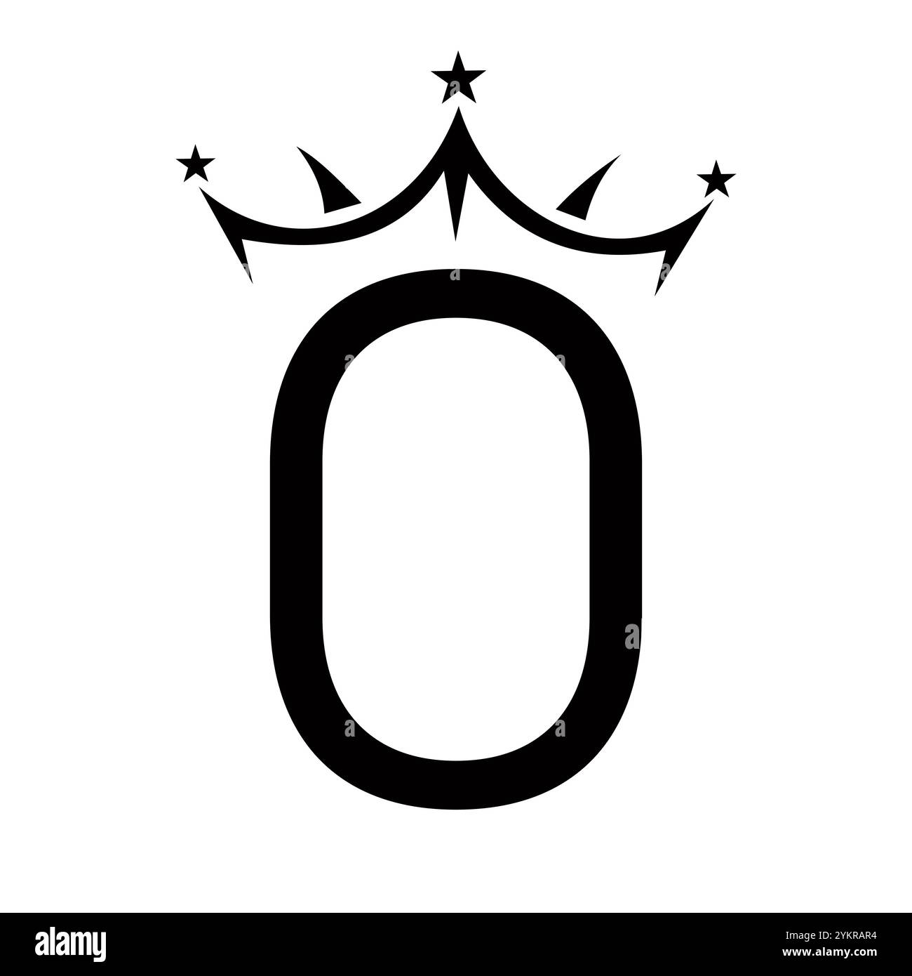 Initial Letter O Crown Logo For Beauty and Fashion Logo Symbol Vector ...