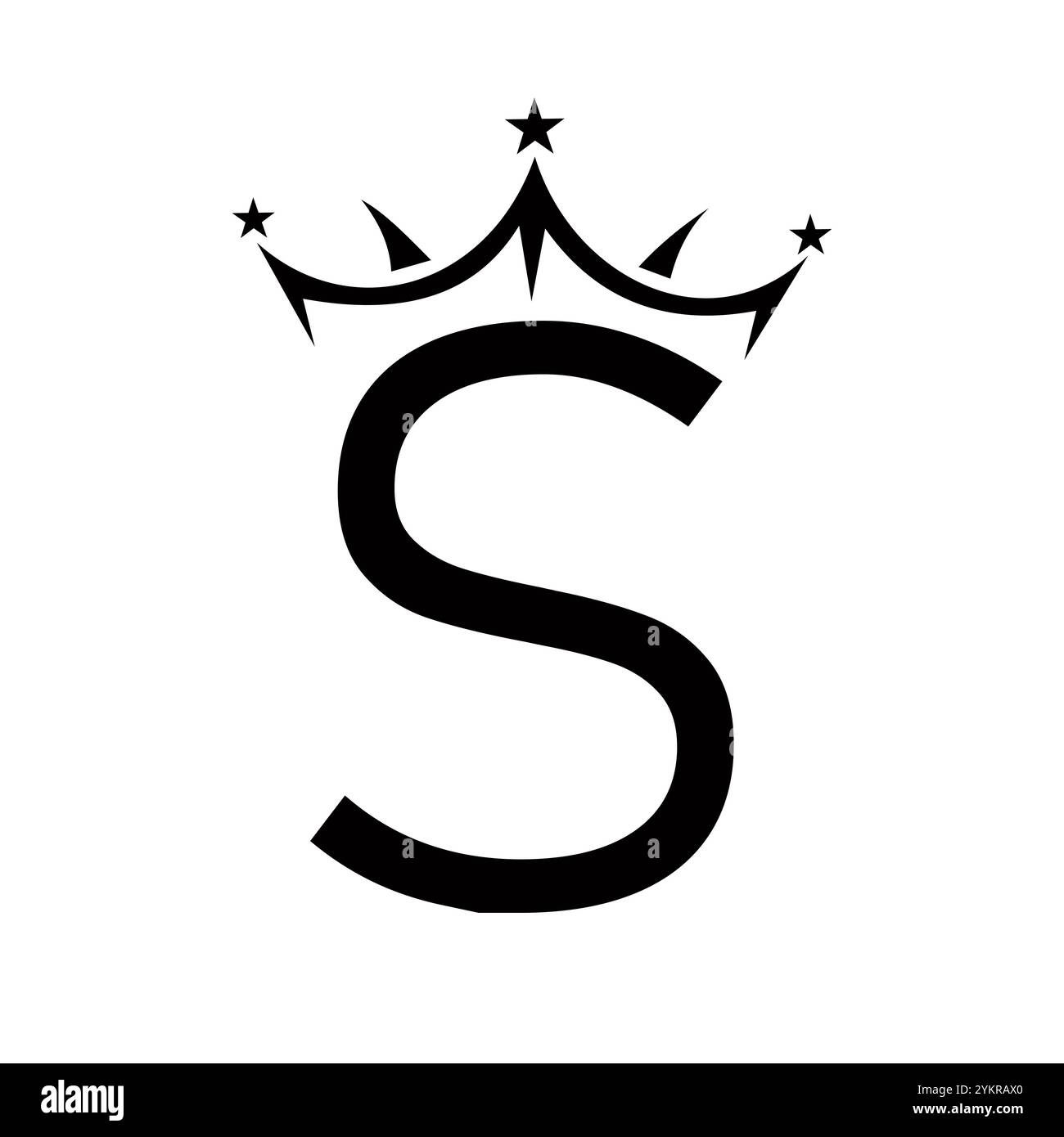 Initial Letter S Crown Logo For Beauty and Fashion Logo Symbol Vector ...
