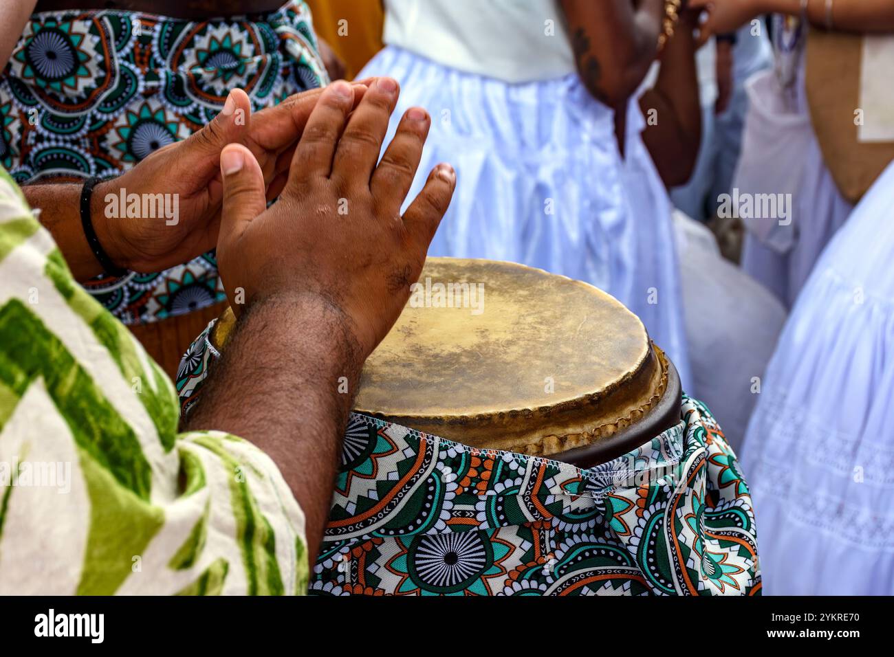 The atabaque is a percussion instrument of African origin, very common ...