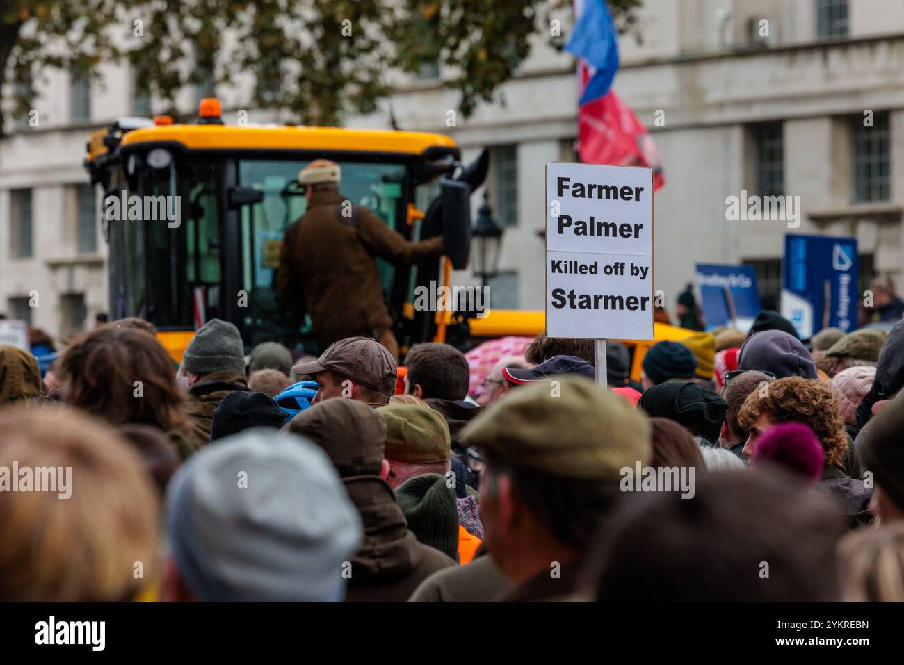 Farmers Rally, Westminster, London, UK. 19th November 2024. Thousands ...