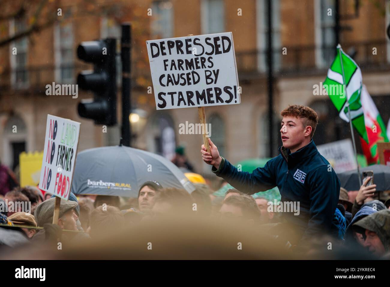 Farmers Rally, Westminster, London, UK. 19th November 2024. Thousands ...