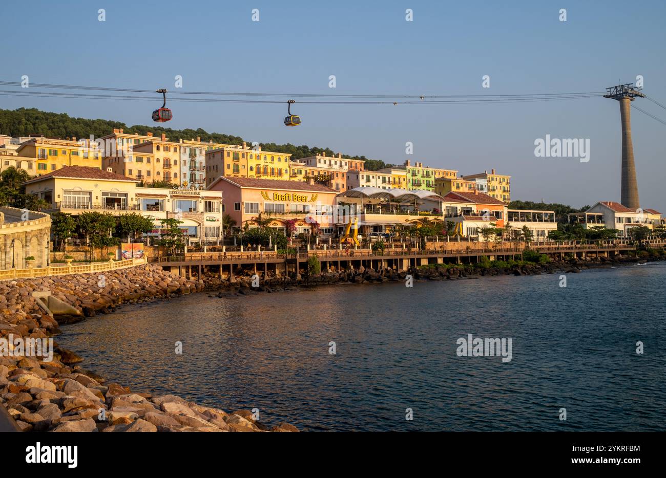 Sunset Town in Phu Quoc Island Vietnam Stock Photo - Alamy