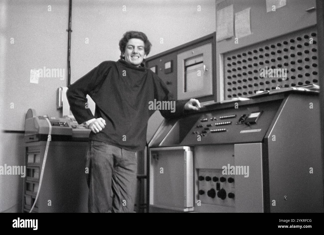 Mass Spectrometer, Science Lab, 1971 Stock Photo - Alamy