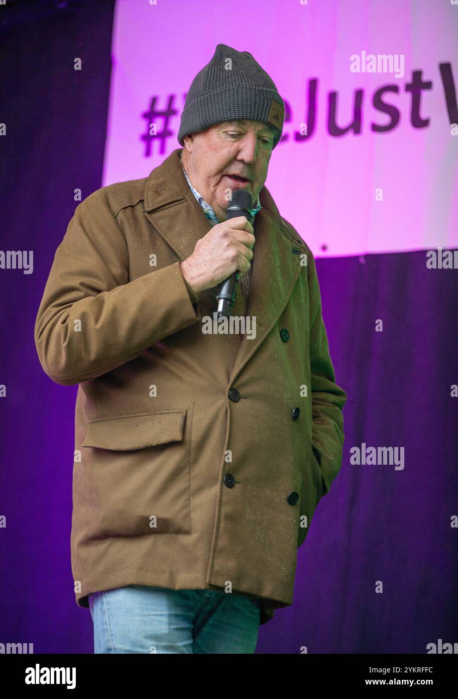 London,uk 19th Nov 2024 TV Presenter and farmer JEREMY CLARKSON joins ...