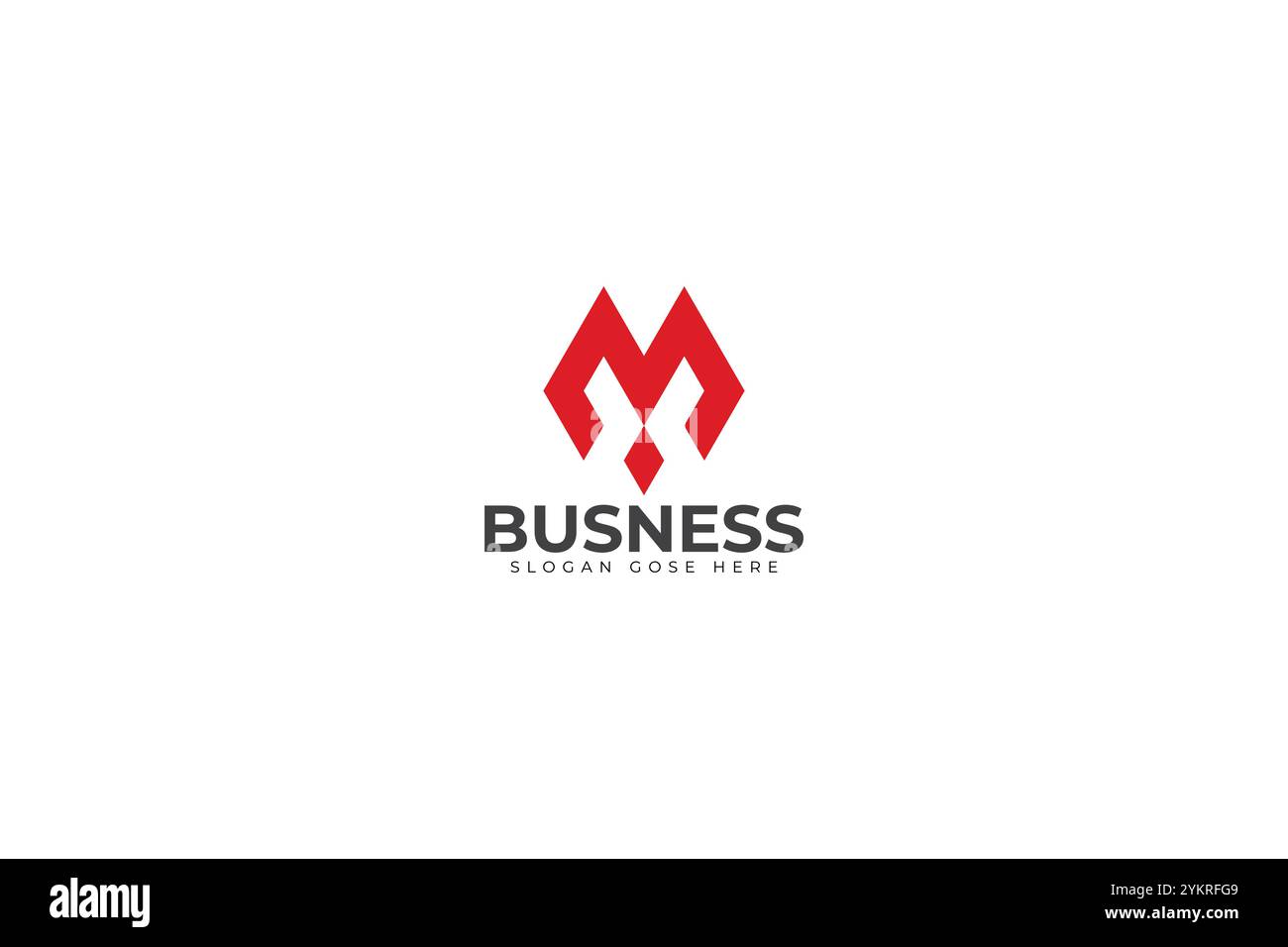 Negative space insignia logo hi-res stock photography and images - Alamy