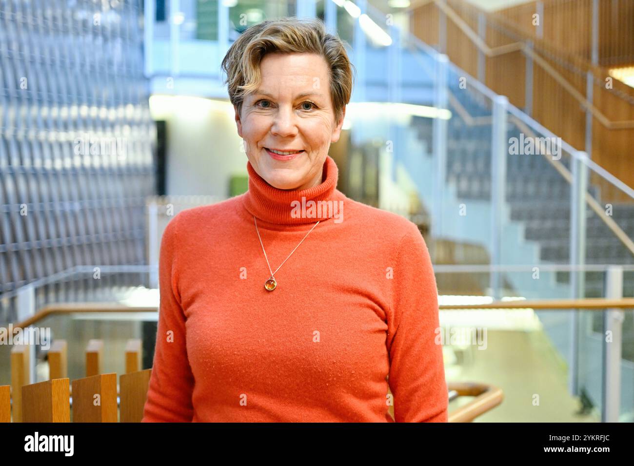 Heidelberg, Germany. 19th Nov, 2024. Eva Winkler, Managing Director of the National Center for ...
