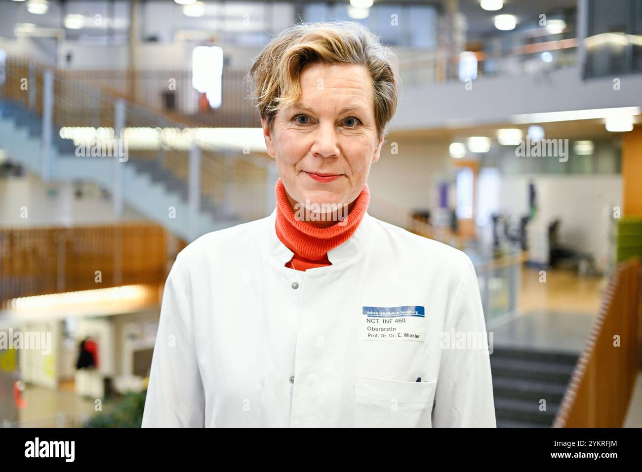 Heidelberg, Germany. 19th Nov, 2024. Eva Winkler, Managing Director of the National Center for ...