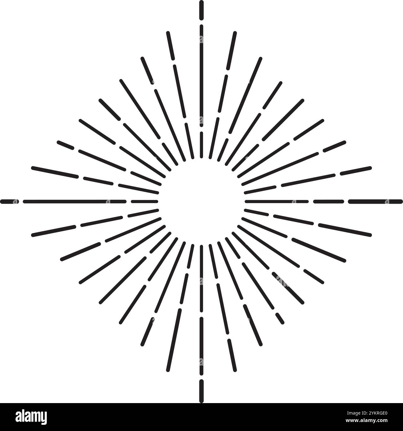 Central sunburst pattern hi-res stock photography and images - Alamy