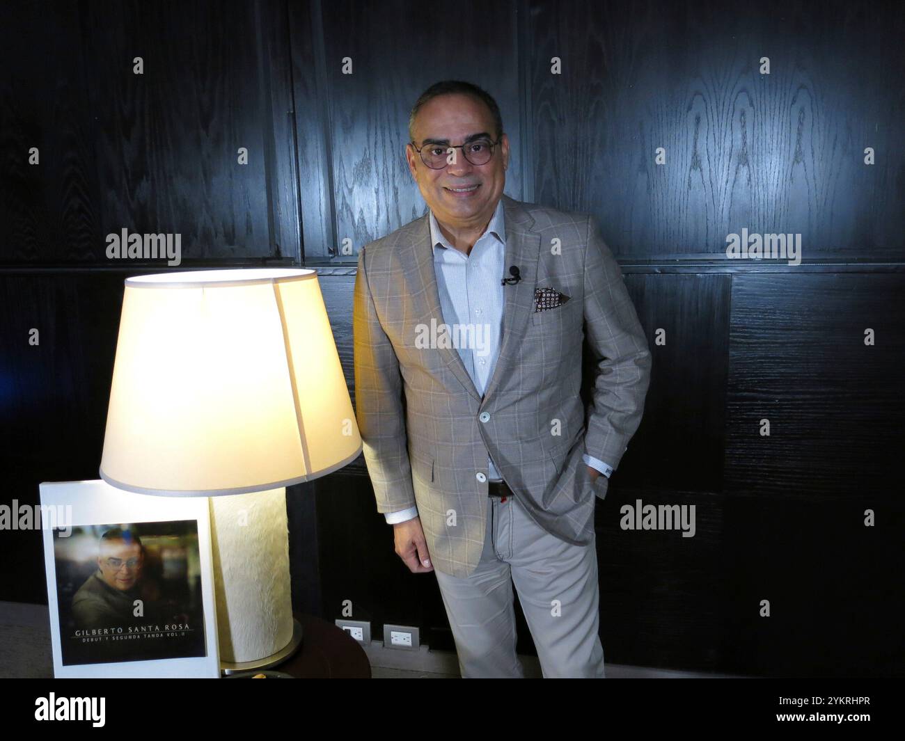 Singer Gilberto Santa Rosa poses for a photo during an interview to ...