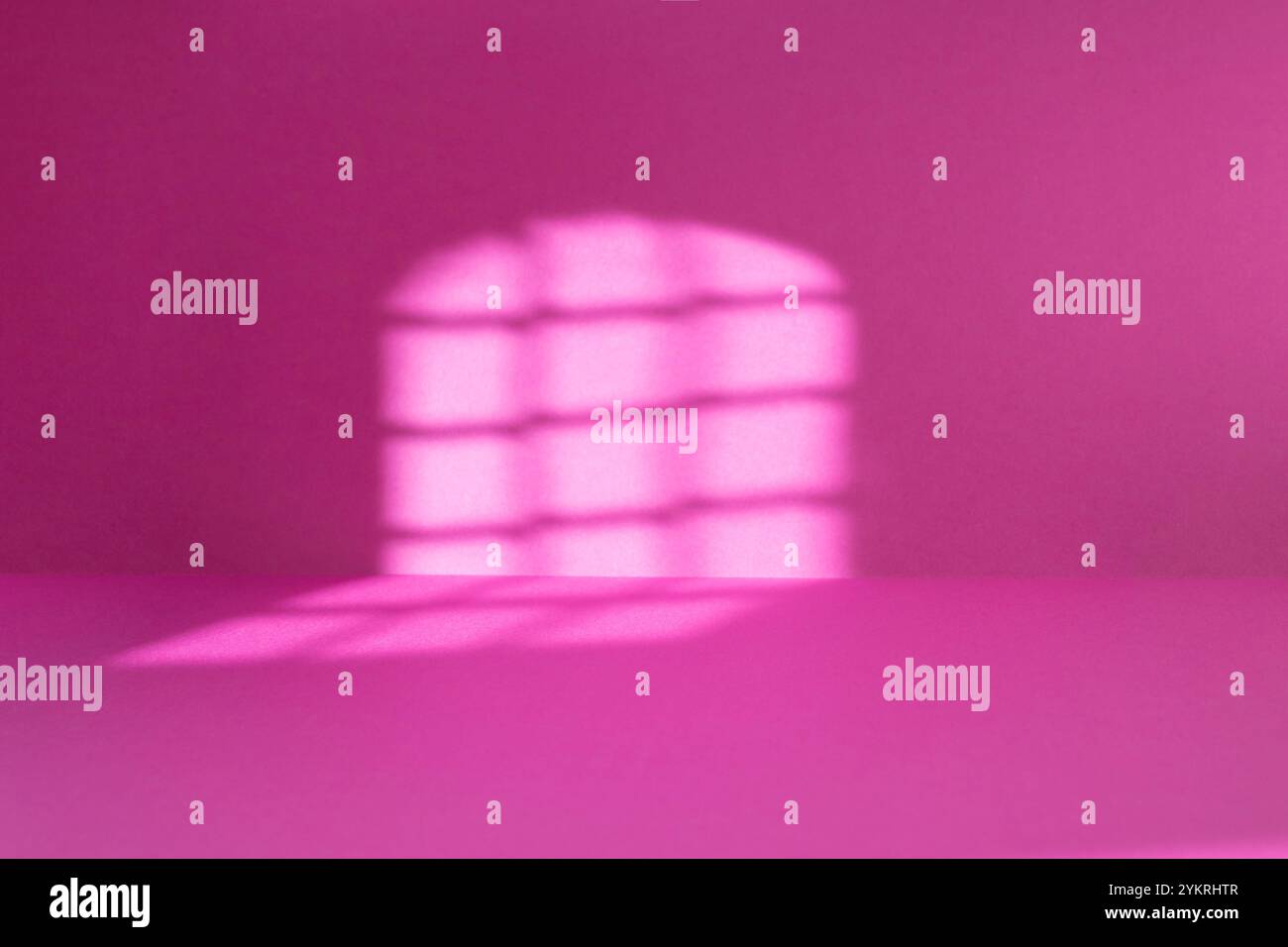 Abstract magenta studio background with sun light trails, Backdrop with ...