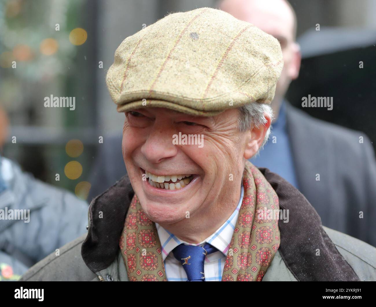 London, UK. 19th Nov, 2024. Farmers protest against Labour's ...