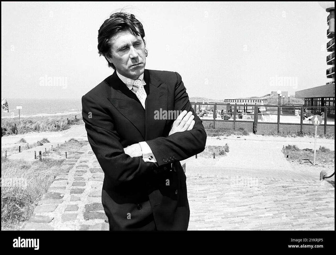Portrait of Brian Ferry, singer of Roxy Music made in Kijkduin ...