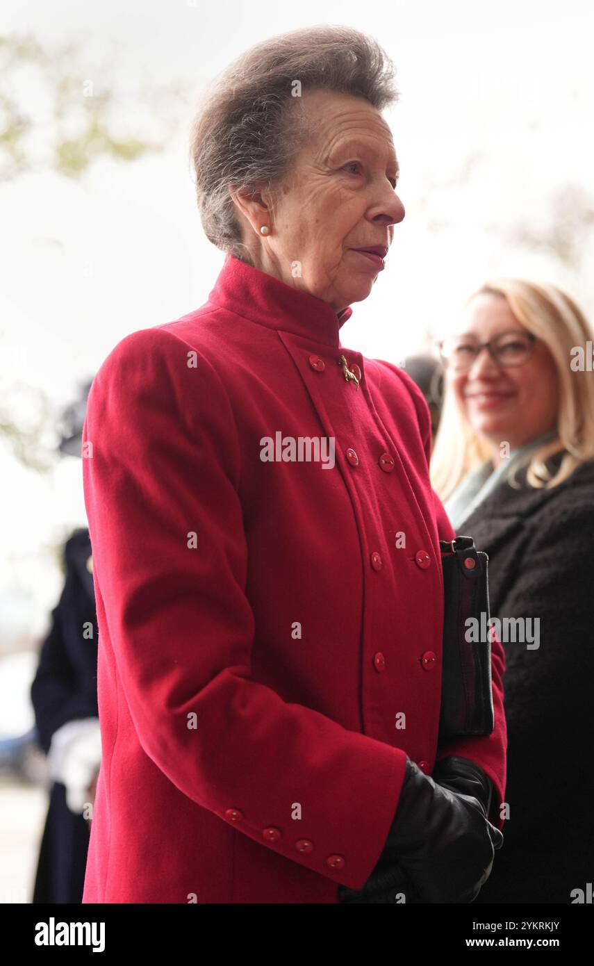 The Princess Royal arrives to officially open the Gull Wing Bridge in ...